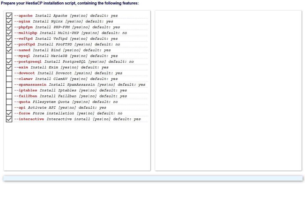Command-line script generator - Hestia Control Panel - Discourse
