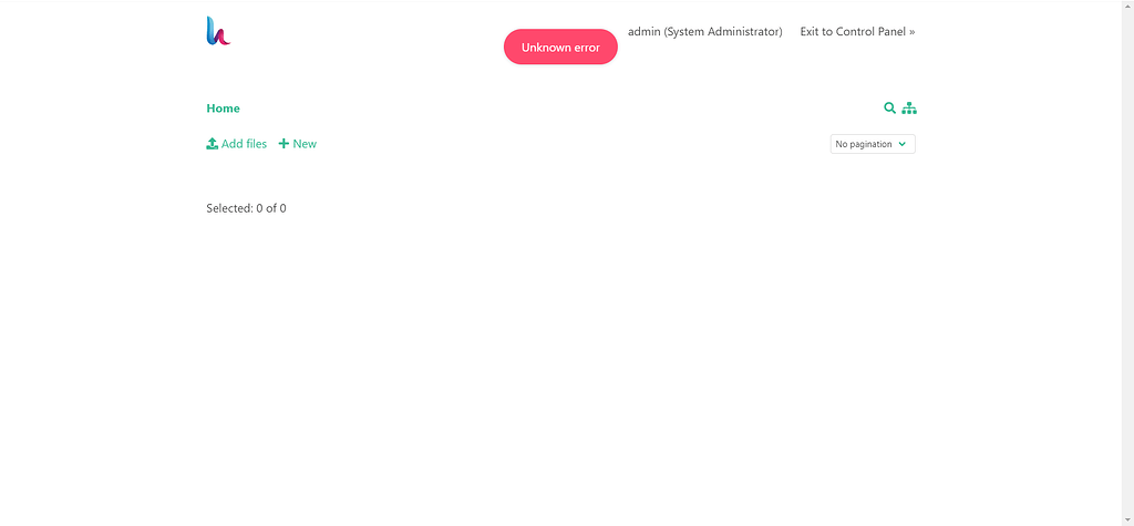 File manager "unknown error" - Community Support - Hestia Control Panel - Discourse